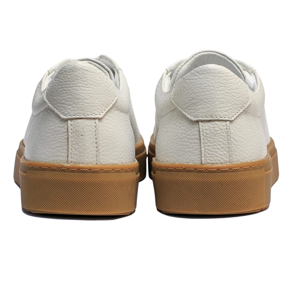 Jabari - White Gum Low top | LIJ Shoes